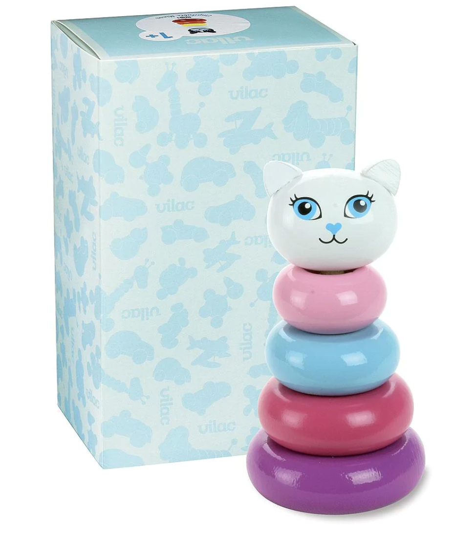 Kitty Stacking Toy | The Happy Journey Toys